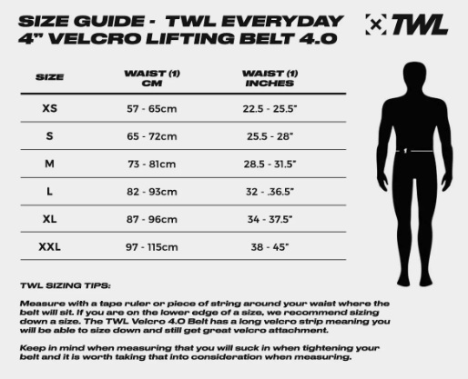 Cinturon TWL - The Wod Life - Azul cuadros - Fittest Guatemala